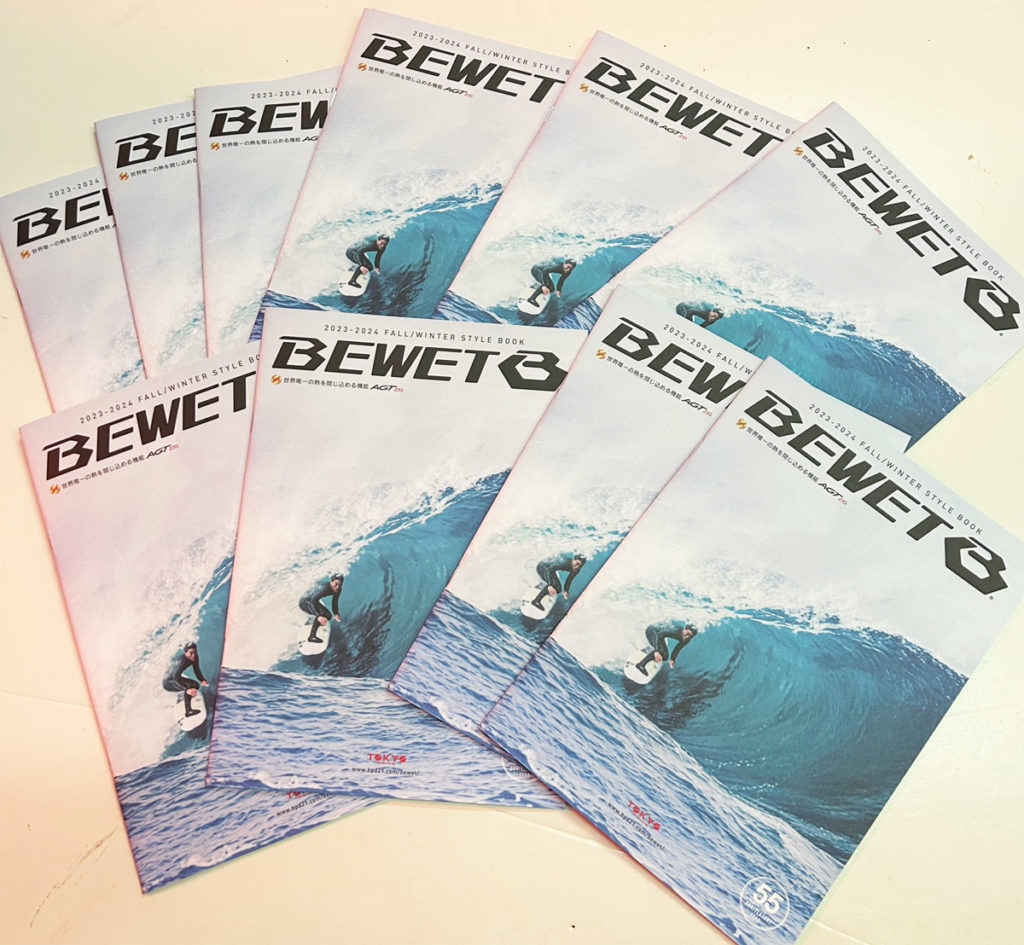BEWET & MACIC 2023-2024 FALL WINTER最新カタログ届きました。23FW期間限定Vシリーズ販売中！ | サーフィンのことなら東京・墨田区のプロショップのアルファ ...
